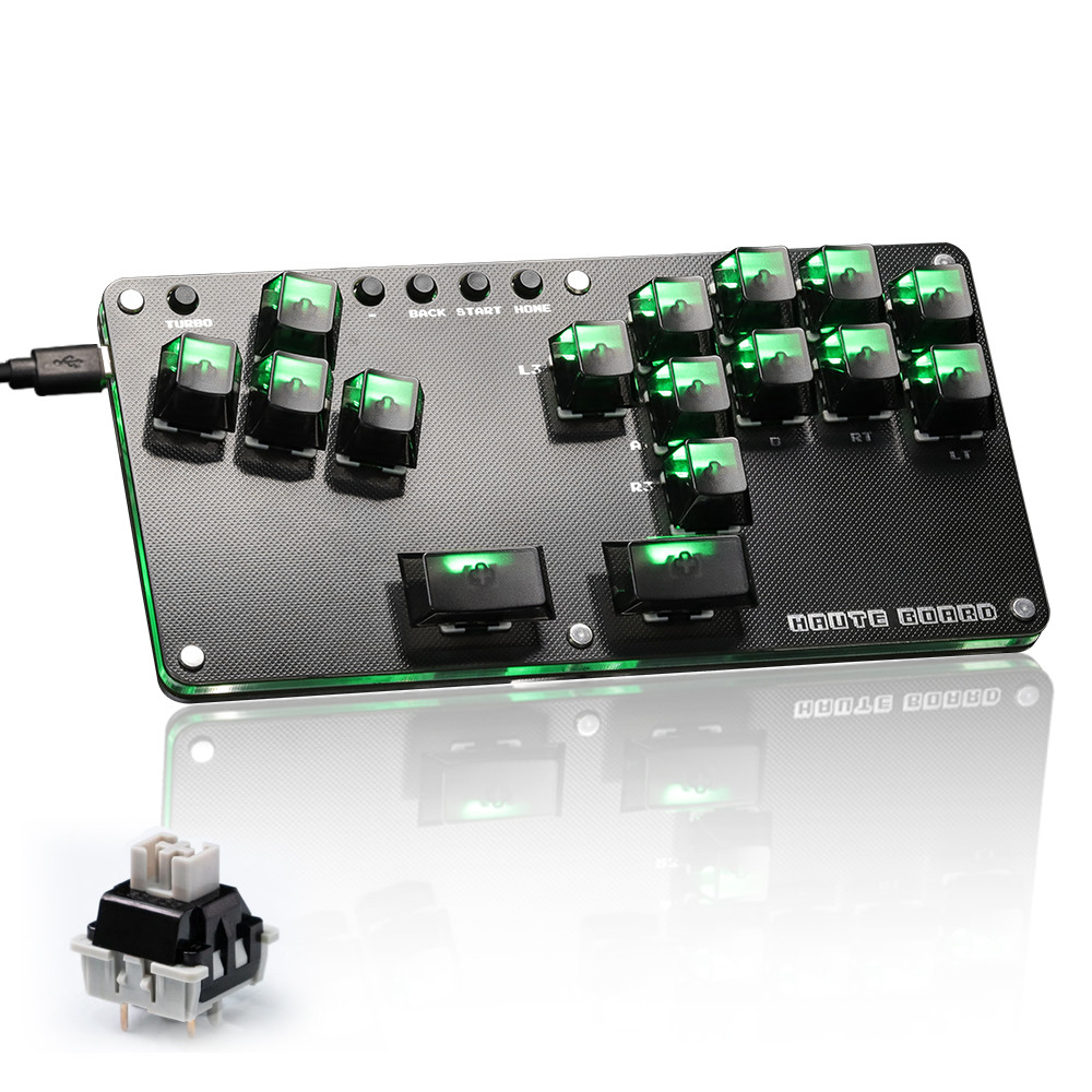 Haute42 Fightstick Hitbox Leverless Controller Mini Stickless Arcade Stick For PC /Ps3/ Ps4 ...