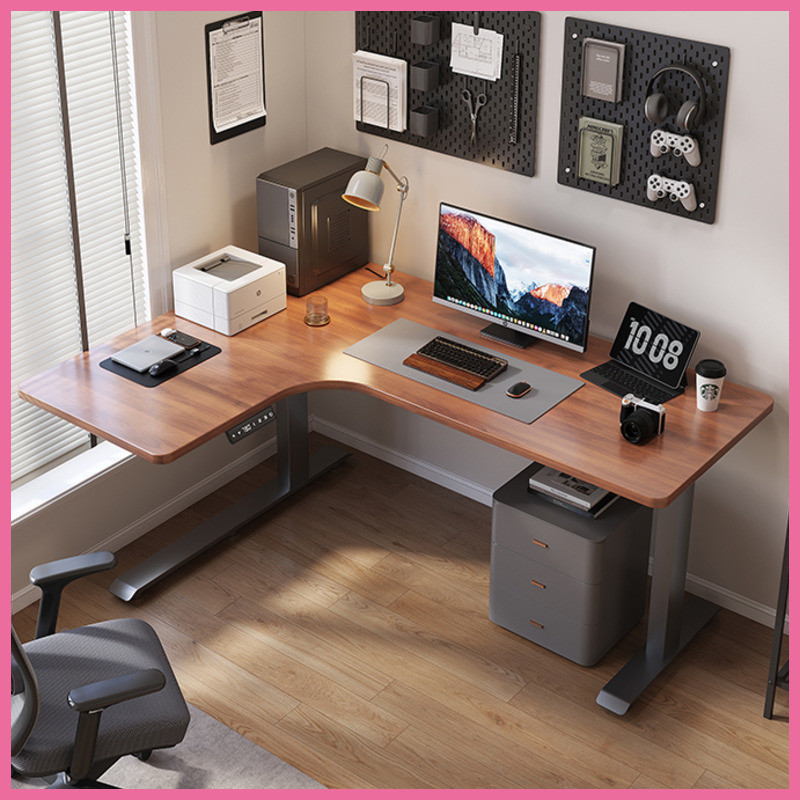 Height Adjustable Table Home Electric Lifting Desk Corner Adjustable ...