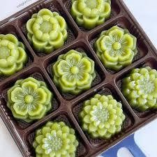 Set of mica Pudding/mochi Tray (container + lid) divider 9 Pudding Mini ...