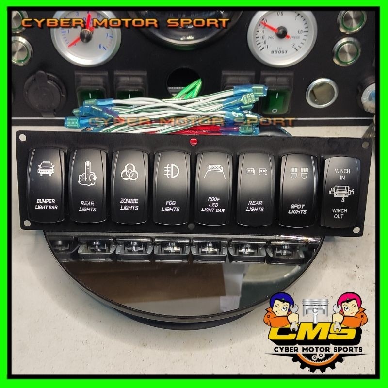 TOMBOL Car light switch 12volt 24volt universal LED light switch ...