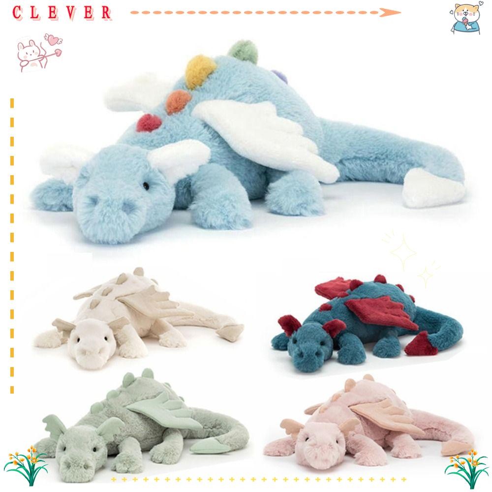 CLEVERHD Flying Dragon Doll, Plush/PP Cotton With Flying Wings Dinosaur ...