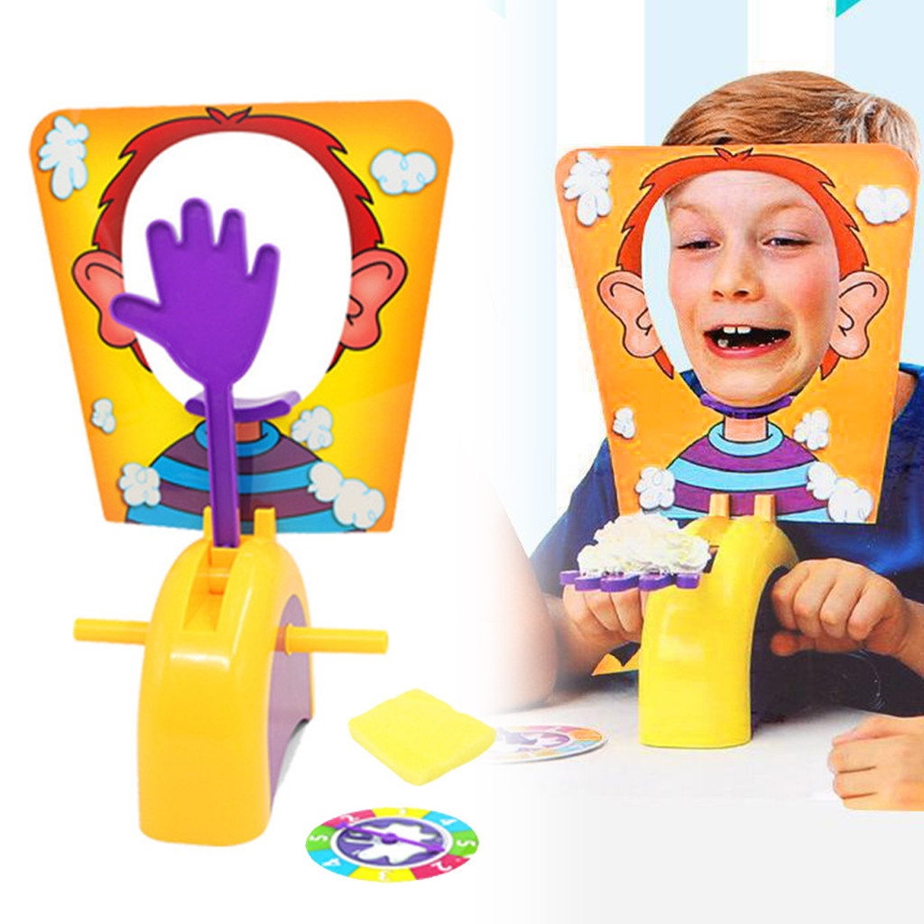 1 Set Pie Face Game--Whipped Cream in the Face, Family Board Game for ...