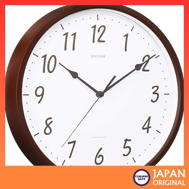 Rhythm Clock Co., Ltd. (Rhythm) Radio-Controlled Clock Wall Clock ...