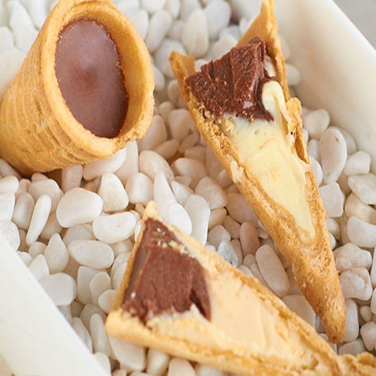 Xinyi Chocolate Crispy Tube Egg Roll Crispy Cone Sandwich Ice Cream ...