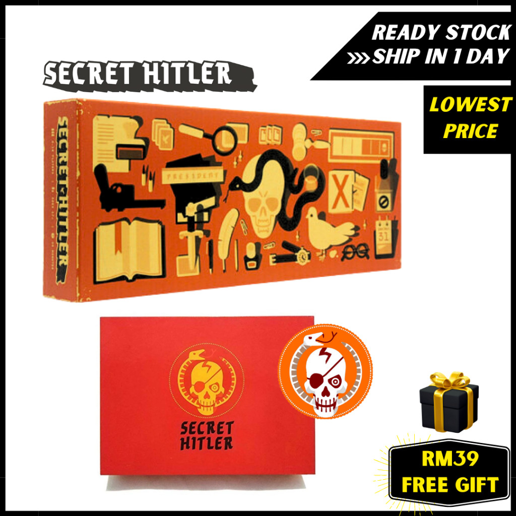 Secret Hitler Dramatic Social Deduction Board Game Card Game Fun Family ...