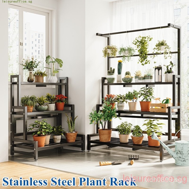 Stainless Steel Flower Rack With Rods Indoor Outdoor Metal Plant ...