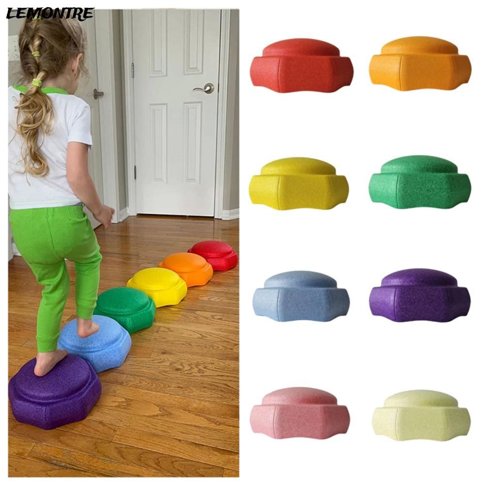 LEMONTRE Balance Blocks, Promote Coordination Epp Stepping Stones Foam ...