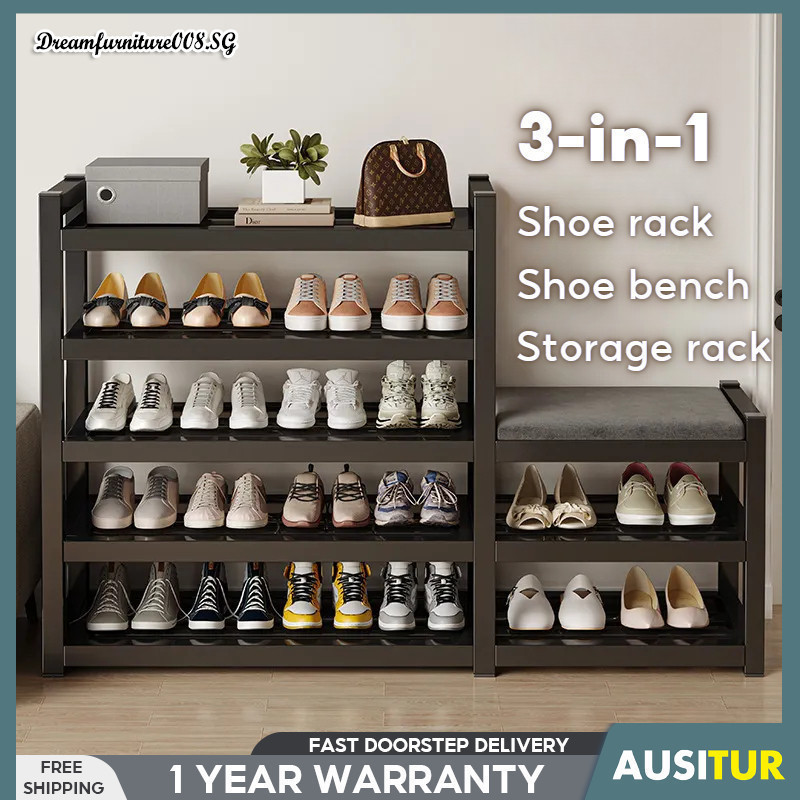 AUSITUR Shoe Rack With Seat Shoe Rack Bench Shoe Rack Outdoor Shoe Rack ...
