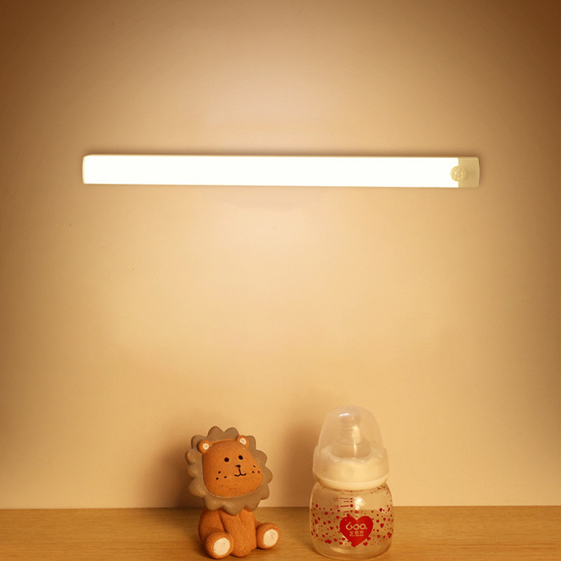 LED Ultra Thin Under Cabinet Lights Motion Sensor night light Wireless ...