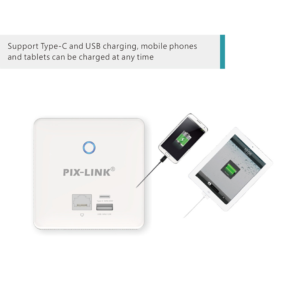 PIX-LINK CAP08 AP 300M Access Point 2.4G High Power Indoor Router ...