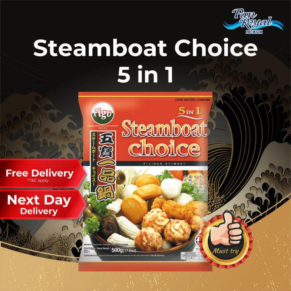 [PAN ROYAL] Frozen Steamboat Choice 5 in 1 (500g +/-) | Shopee Singapore