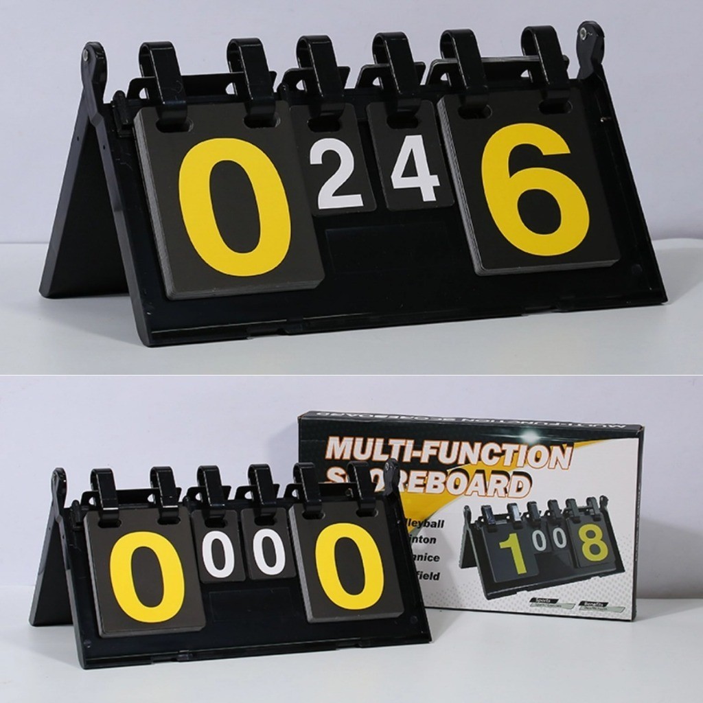 4/6 Digital Score Board Basketball Volleyball Table Tennis Scoreboard ...