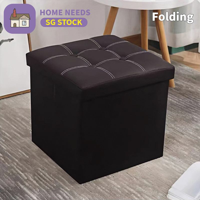 Sofa Storage Stool Leather Sofa Storage Stool Box Large Sofa | Shopee ...