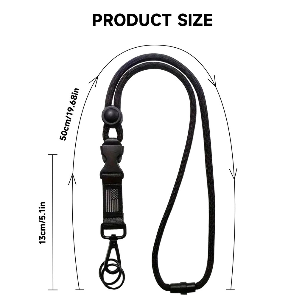 Heavy Duty Lanyard, Safety Breakaway and Adjustable, for ID Badge ...