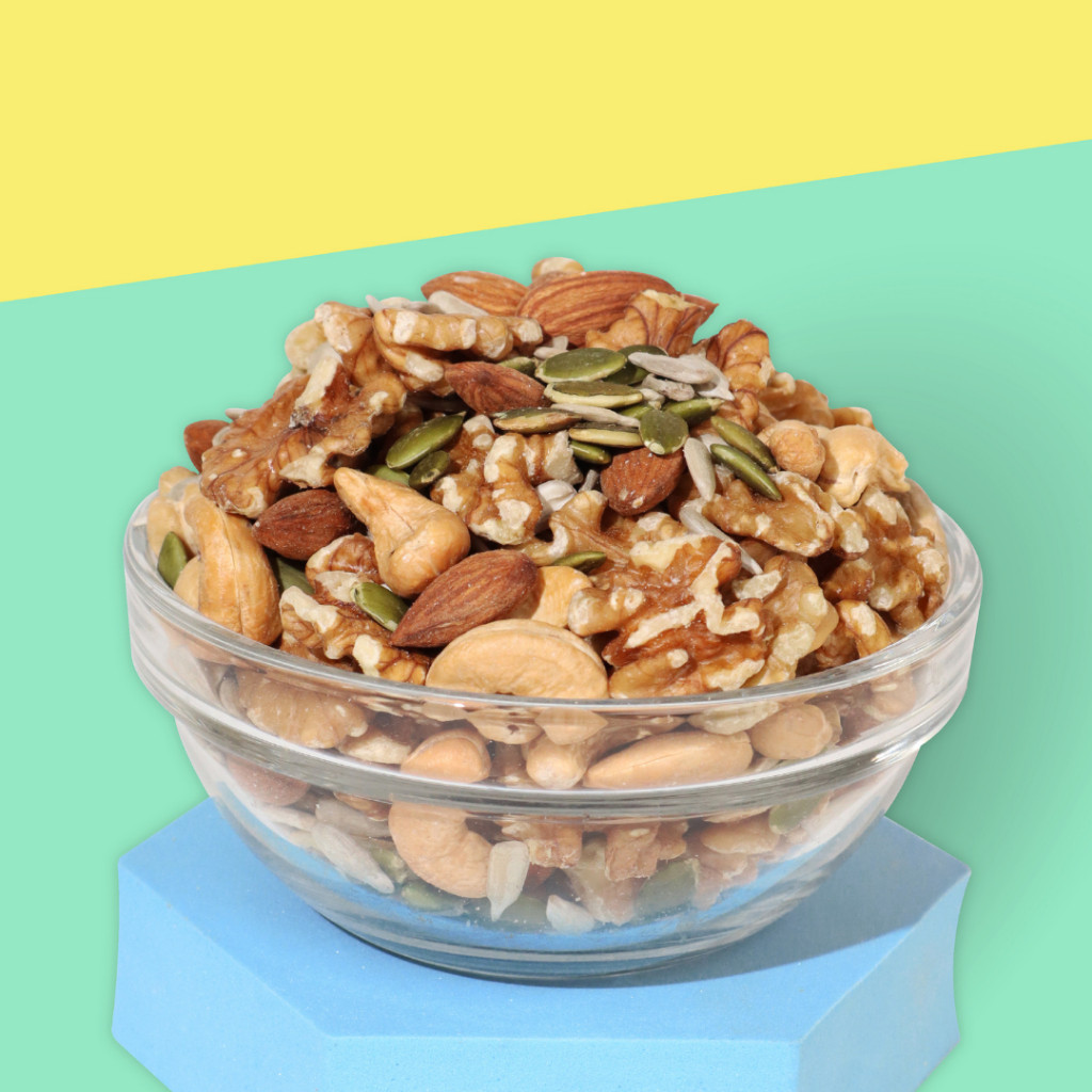 Big Nuts Low Carb Daily Nut Mix 500g (Bulk Pack) Mixed Nuts and Seeds ...
