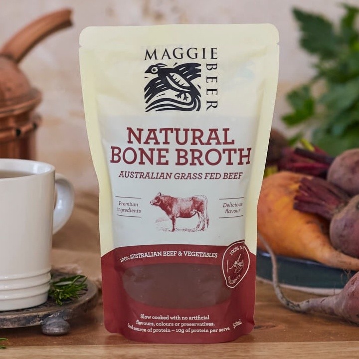 Maggie Beer Natural Beef Bone Broth 500ml, using the finest Australian ...