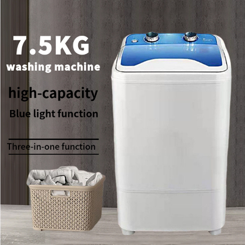 7.5KG Large Capacity Mini Electric Washing Machine Household ...