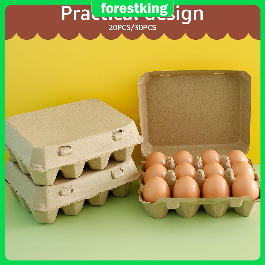 Egg Cartons Paper Pulp Empty Egg Cartons 3x4 Style Reusable Cardboard ...