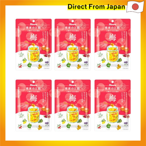 Kanro healthy throat candy plum 90g x 6 pieces ,candy,80g x 6 pieces,90g x 6 pieces | Shopee ...