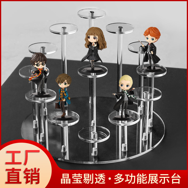 Sg SELLER Acrylic 7-Layer Ladder Rack Paper Cup Dessert Cold Food ...