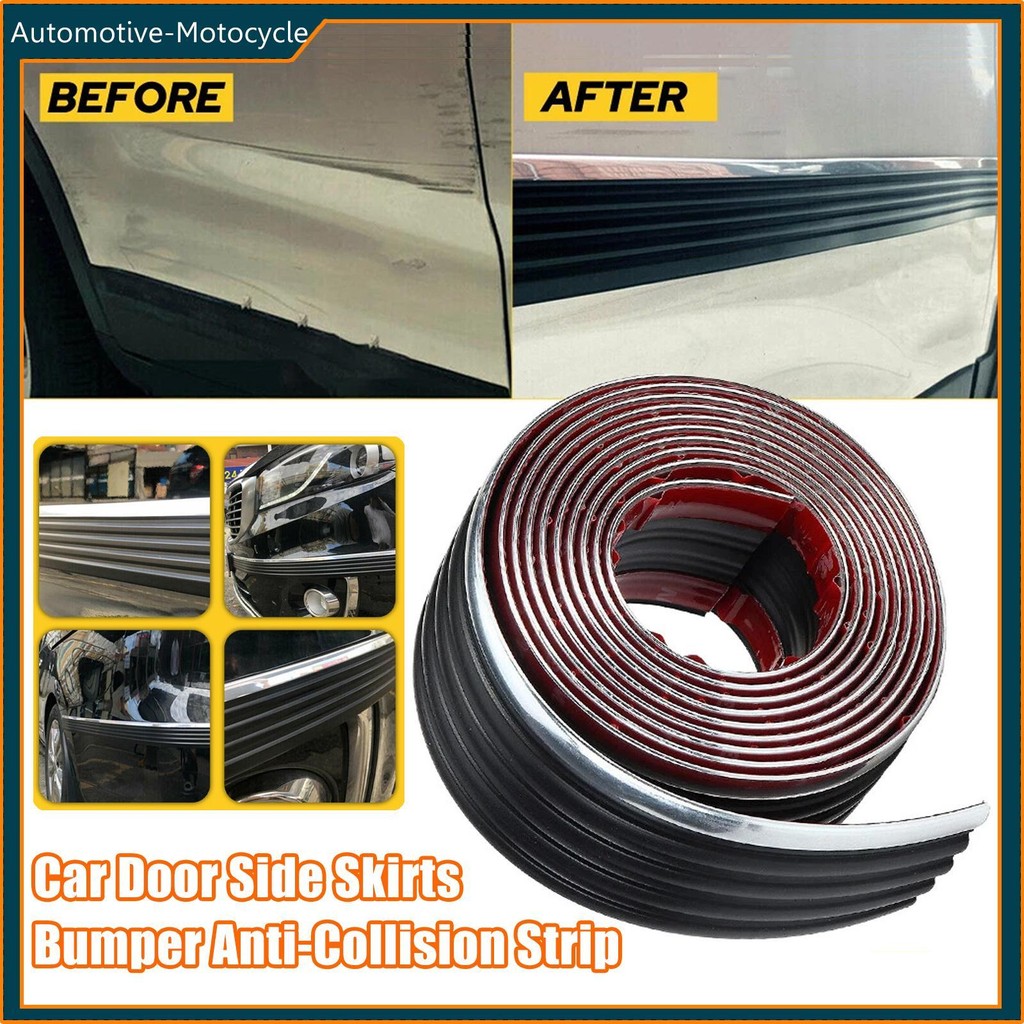 Car Door Side Skirts Front Bumper Guard Strip Reinforced Anti-Collision ...