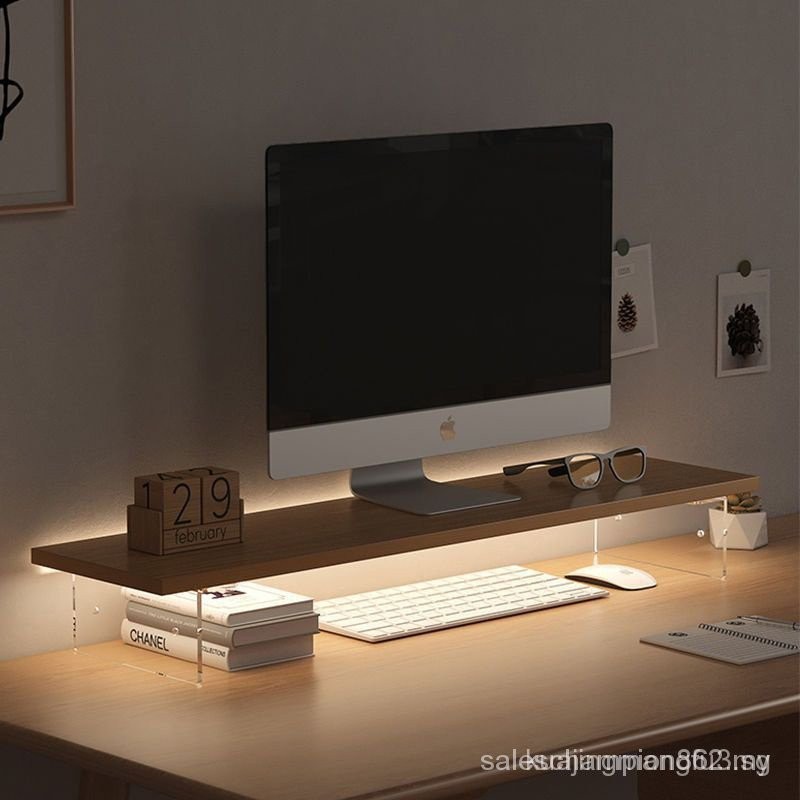 Acrylic Suspension Monitor Stand Riser Computer Stand Desktop Display ...