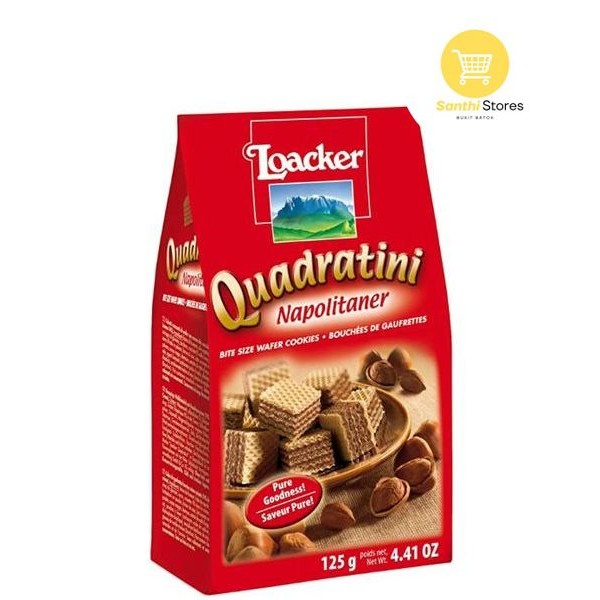 Loacker Quadratini Napolitaner Bag 125g | Shopee Singapore