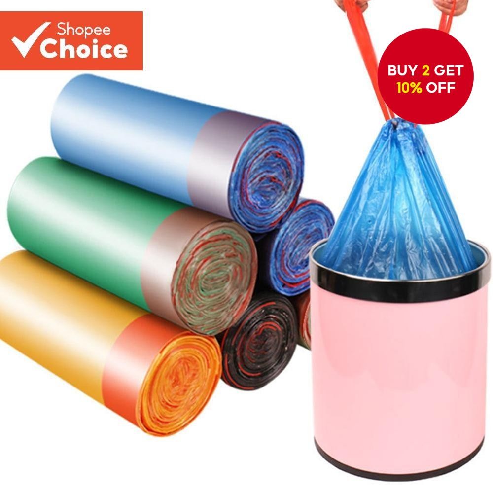 Home Kitchen and Bathroom Portable Multi-Purpose Garbage Bag, Colorful ...