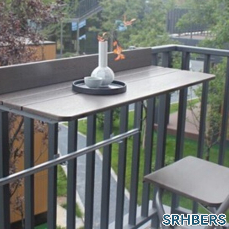 SR Wall Mounted Table Balcony Hanging Table Hanging Foldable Desk ...