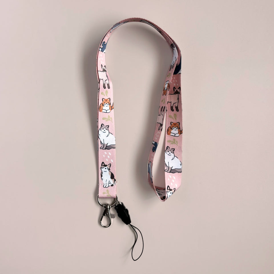 Cozy Kitty Lanyard (45cm) | Shopee Singapore