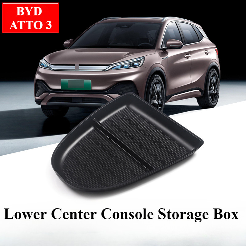 BYD ATTO 3 Lower Center Console Storage Box Armrest Storage Organizers ...