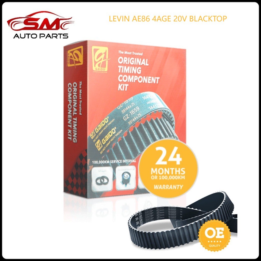 Gaido Timing Belt Set - TOYOTA LEVIN AE86 4AGE 20V BLACKTOP ( 110R21 ...