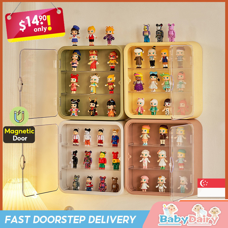 BaByDairy Wall Acrylic Popmart Display Box 3 Layers Blind Box Figurines ...
