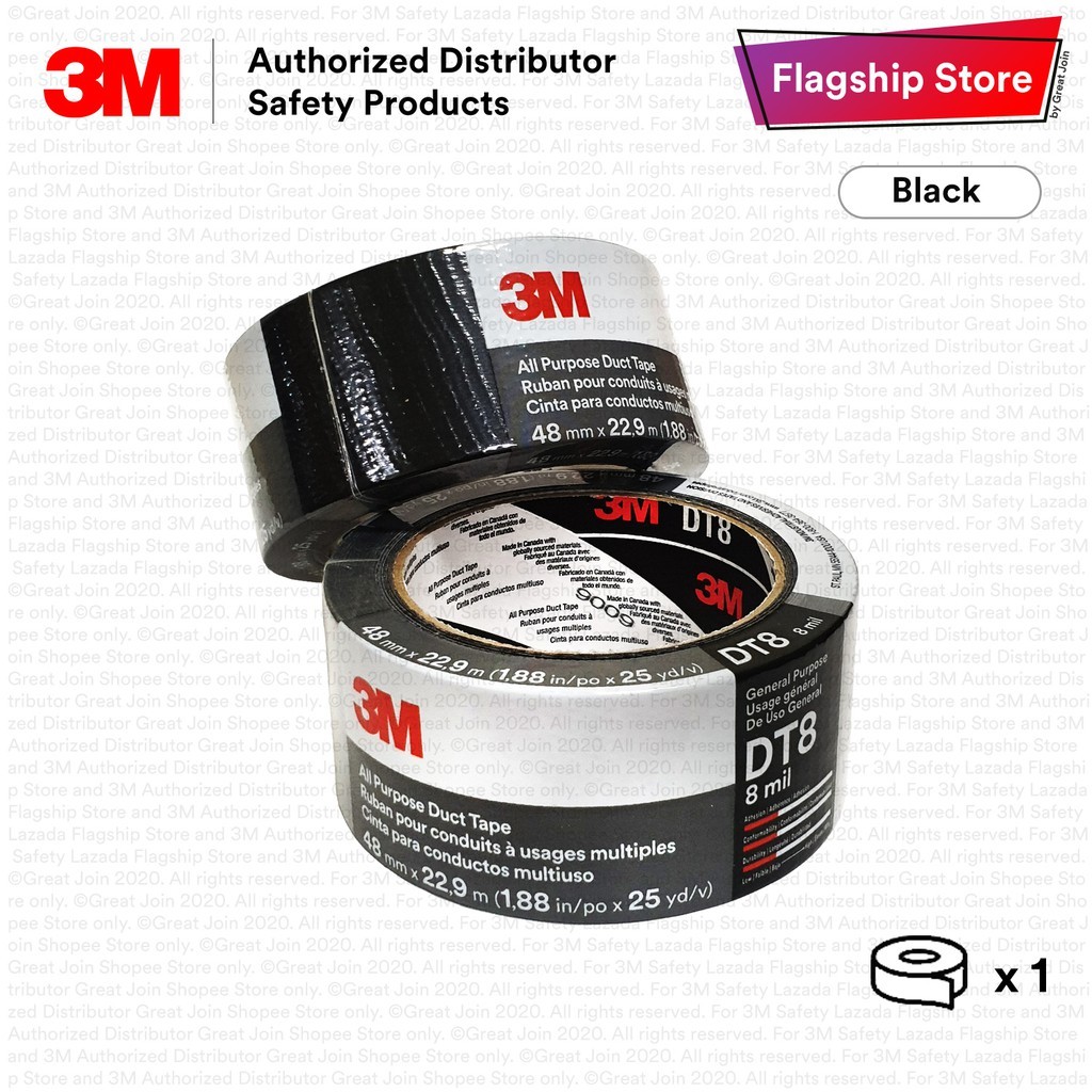 3M All Purpose Duct Tape DT8/ Light Duty Duct Tape/ Instant Bond/ Made ...