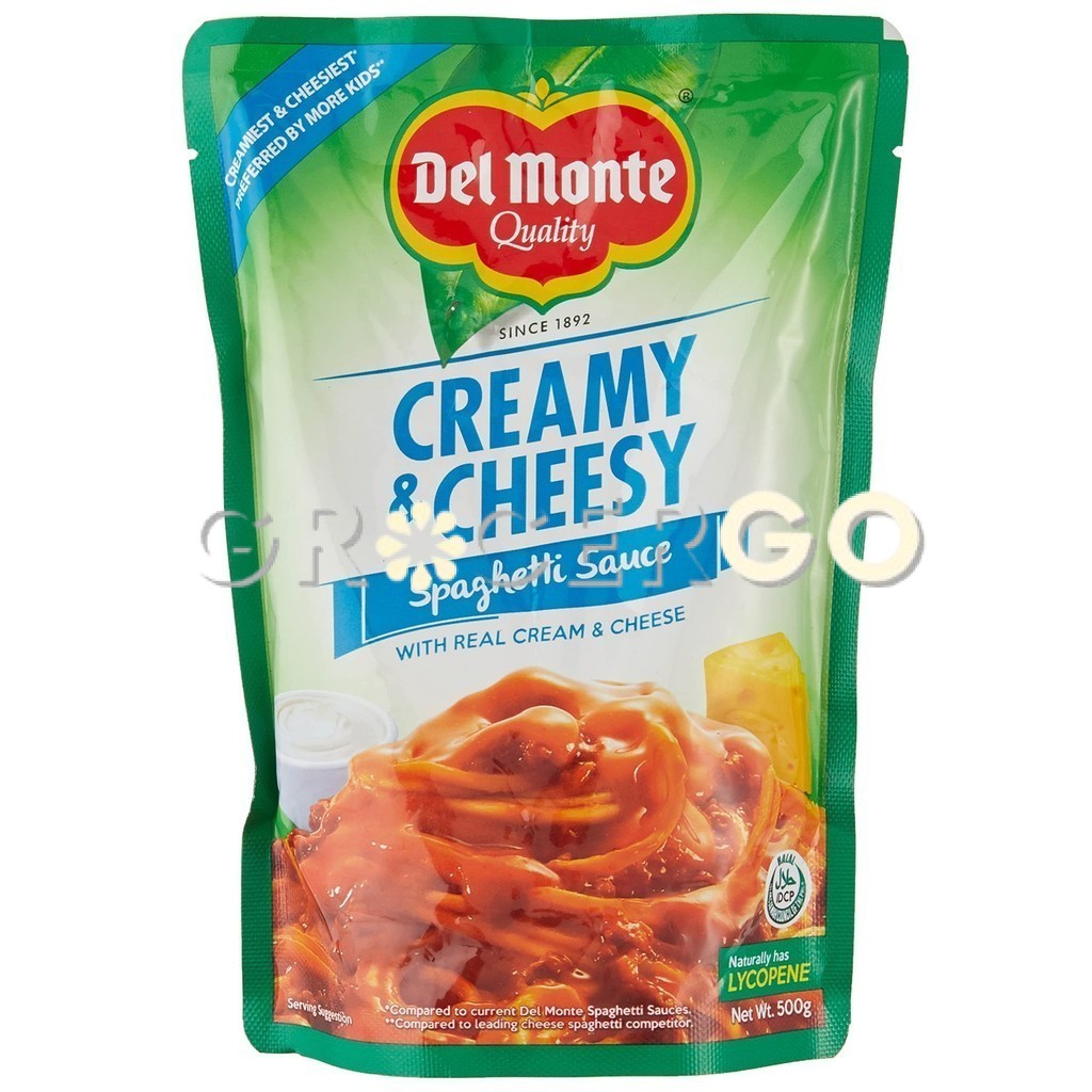 Del Monte Quality Creamy & Cheesy Spaghetti Sauce 500g | Shopee Singapore