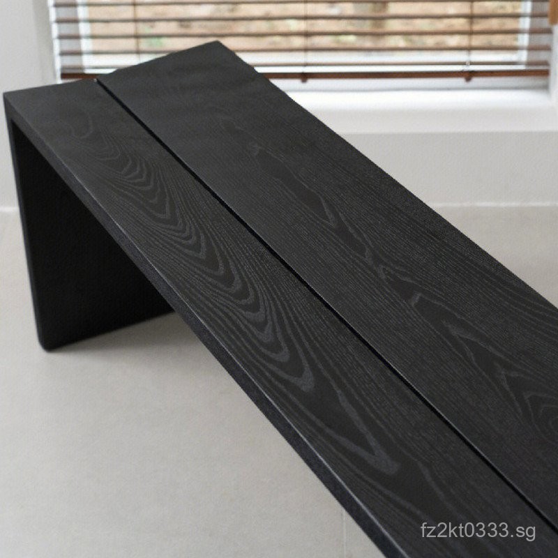 Living Room Long Bench White Ash Wood Board Bench Bedroom Bench Solid ...