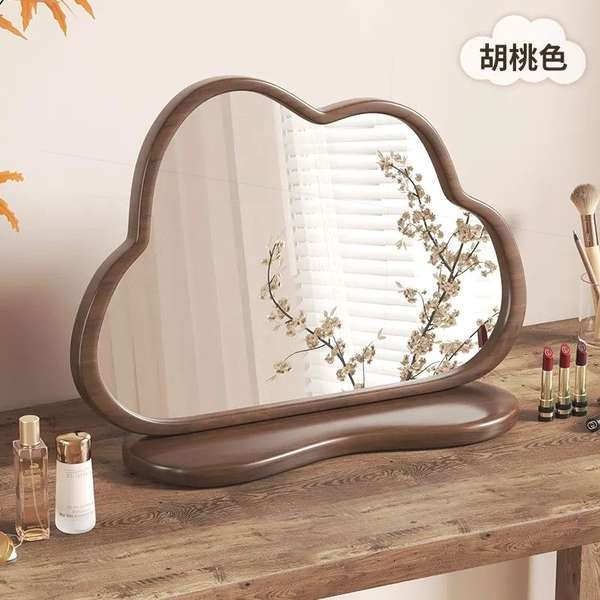 french mirror half moon mirror Cloud Makeup Mirror Dressing Table ...
