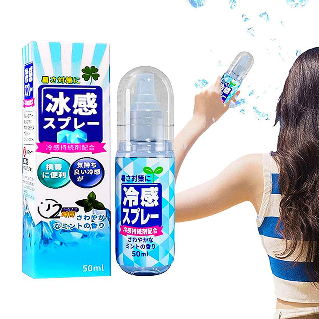 SG READY STOCK Japanese Cooling Body Spray 50ml Instant -20℃ Rapid ...