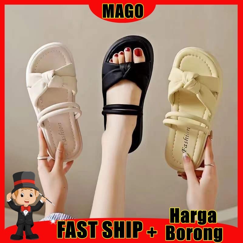 Mago Women Strap Sandals Simple Fashion Comfortable Non-Slip Ladies ...