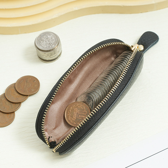 Genuine Leather Mini Coin Purse Japanese Ins Style Cute Creative Coin ...