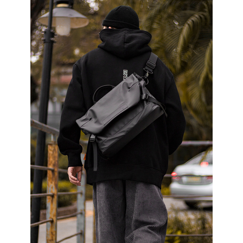 Messenger Bag Men's Functional Men's Street Wear Shoulder Bag Men's ...