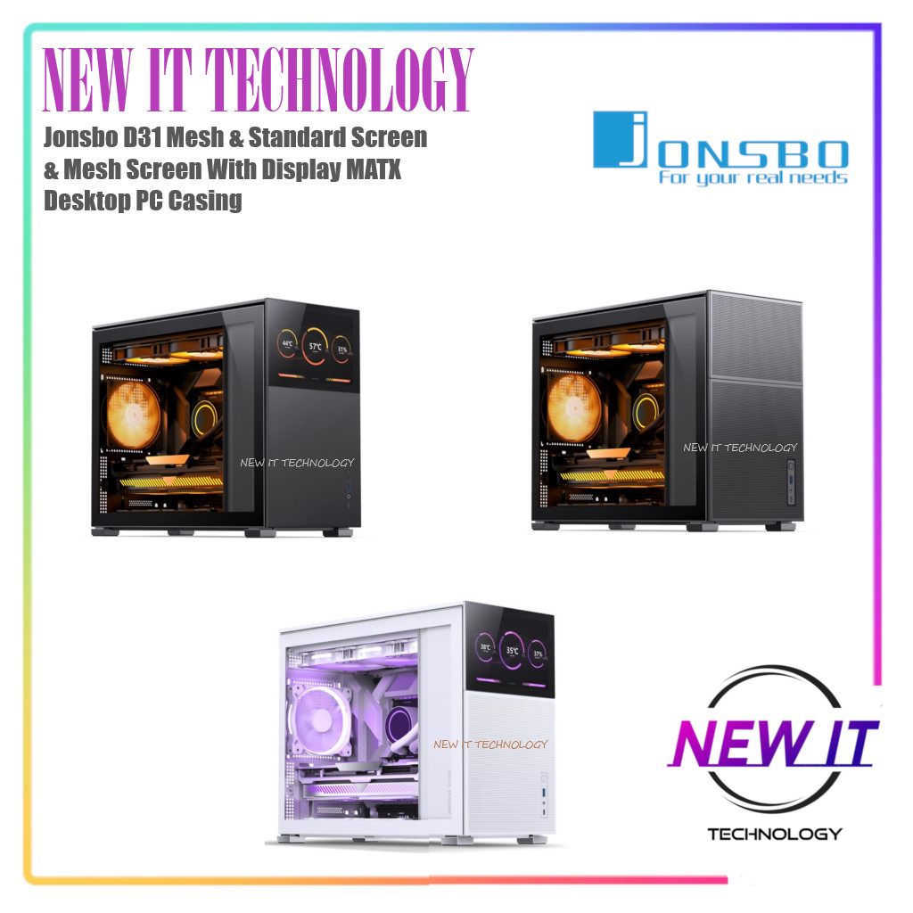 Jonsbo D200 & D32 PRO & D300 & D31 Mesh & Standard Screen & Mesh Screen ...