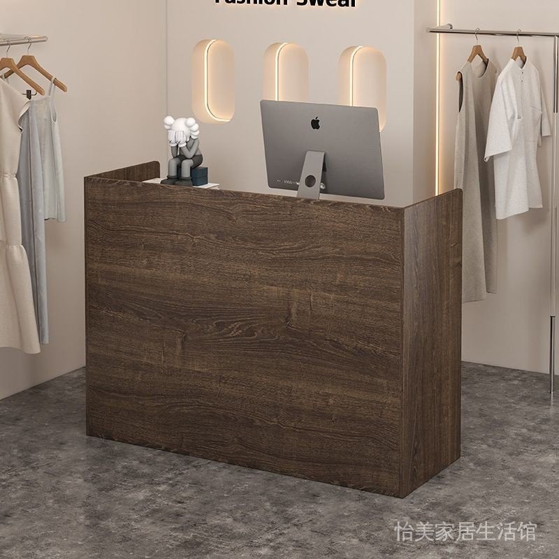 Small Convenience Store Reception Desk Barber Shop Cashier Counter Bar ...