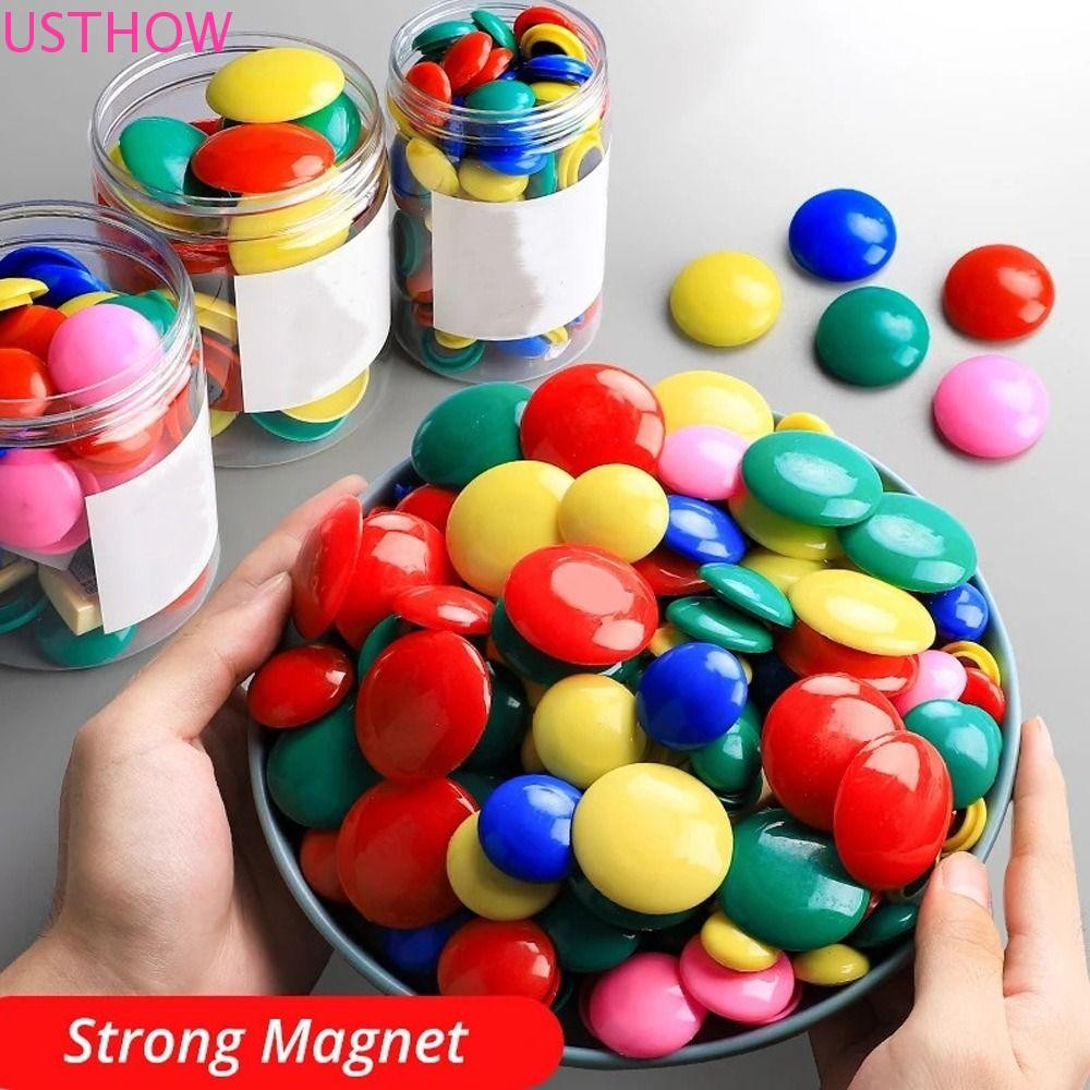 USTHOW Whiteboard Magnets, Notice Board Fridge Sticker Magnet Buttons ...