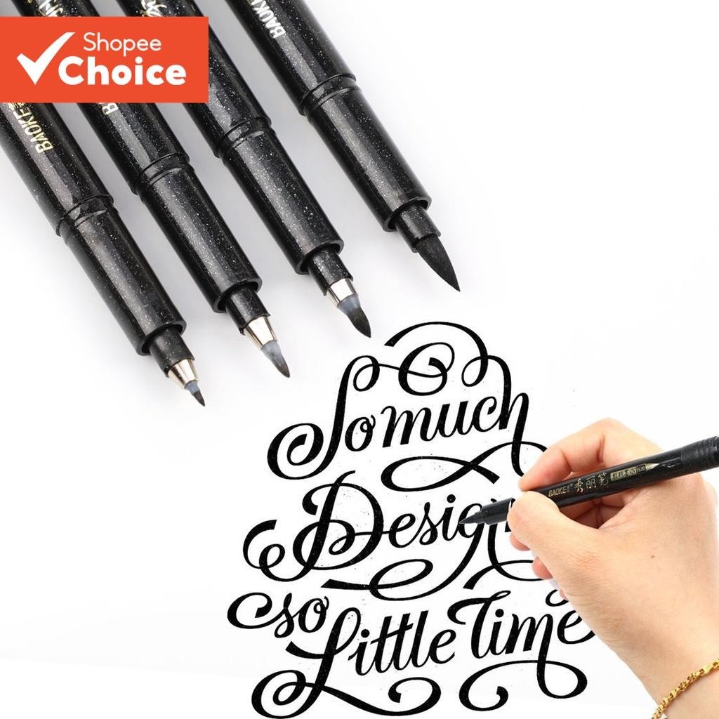 Calligraphy Brush Pens 5PCS Dual-Tip Art Markers School Supplies ...