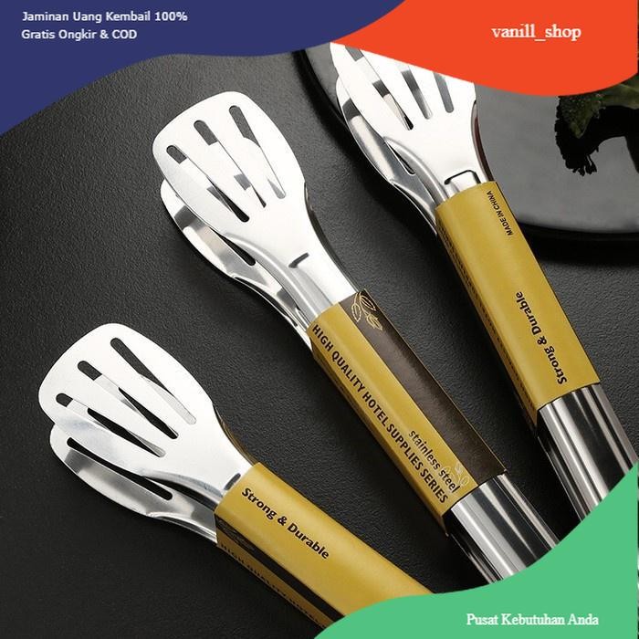 黛VANILL_S HOT Tongs /Clamp Food Cake Fried Food BBQ hole clamp/ Grill ...