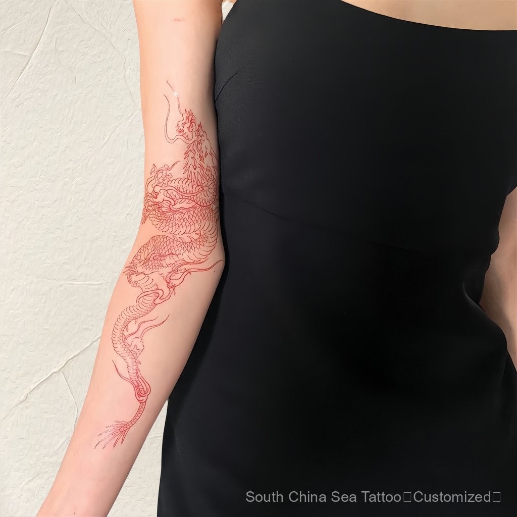 Cultural Color Personality Fake Arm Tattoo Unique Tattoo Sticker Tattoo ...