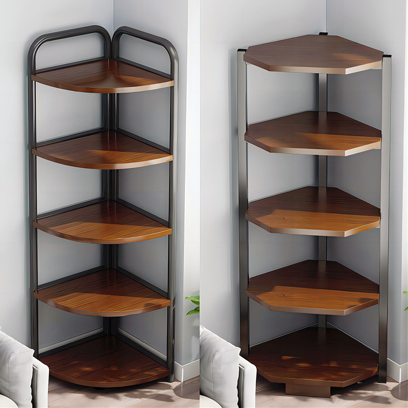 Triangle Storage Rack Corner Semicircle Kitchen Storage Rack New Floor ...