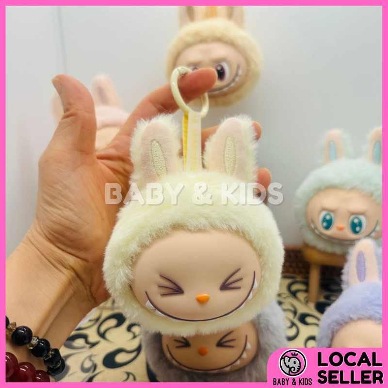 Big Head Plush Pendant Keychain VERSION2 Labubu Have A Seat Blind Box ...