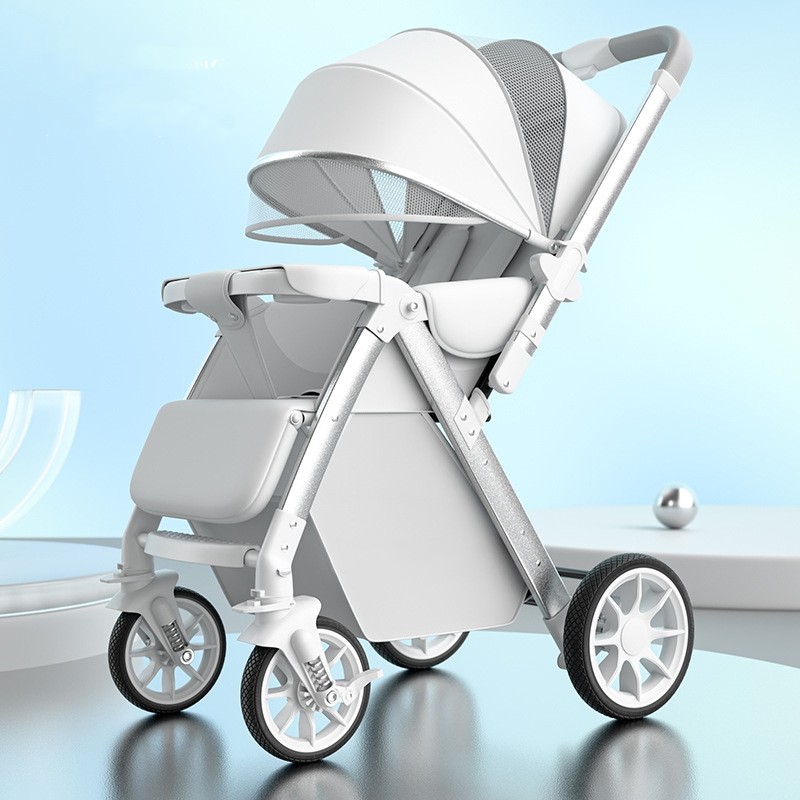 Baby Strollers Can Be Seated Reclined High Landscape Lightweight ...